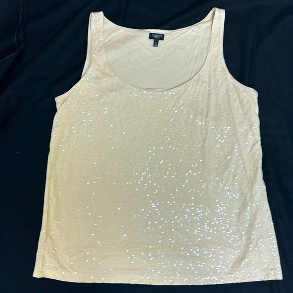 Talbots | Tops | Plus Size Talbots Sequin Tank Top | Poshmark